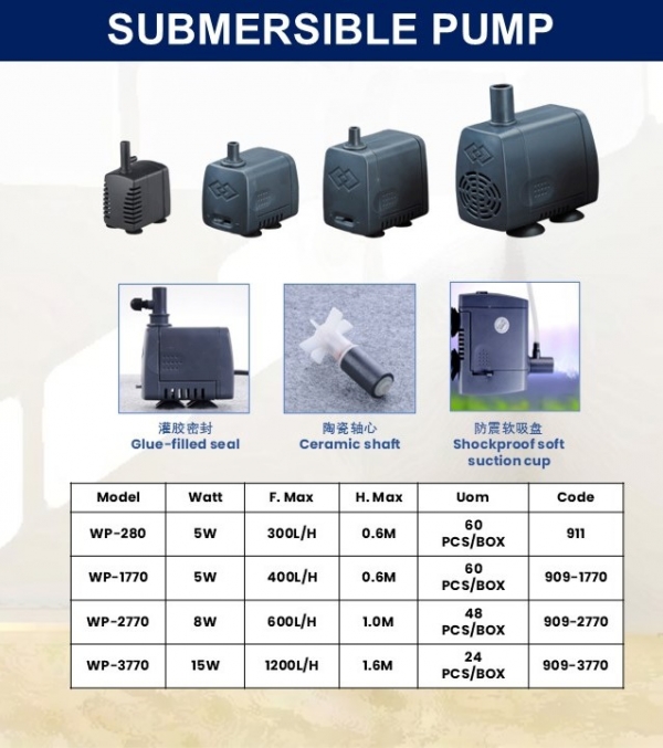 Sobo Submersible Pump- Chow Yang Aquarium